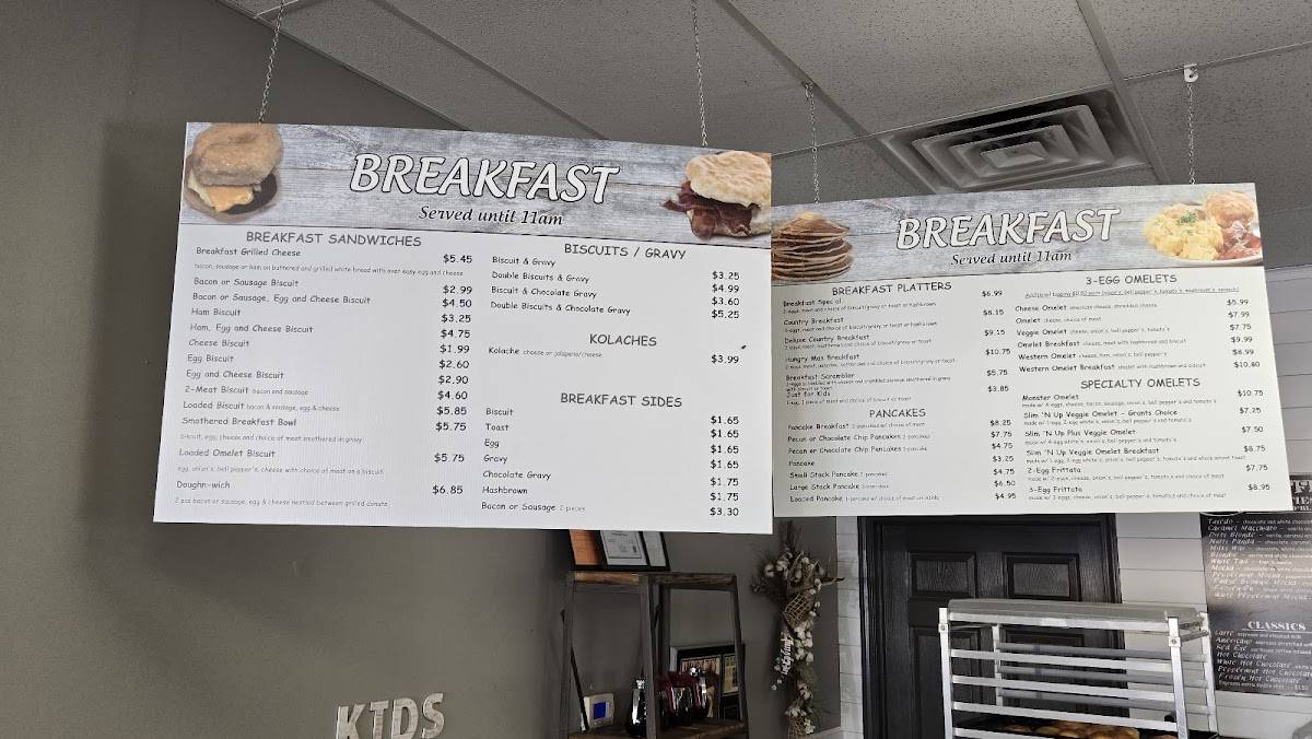 Menu at Batten's Bakery LLC, Paragould