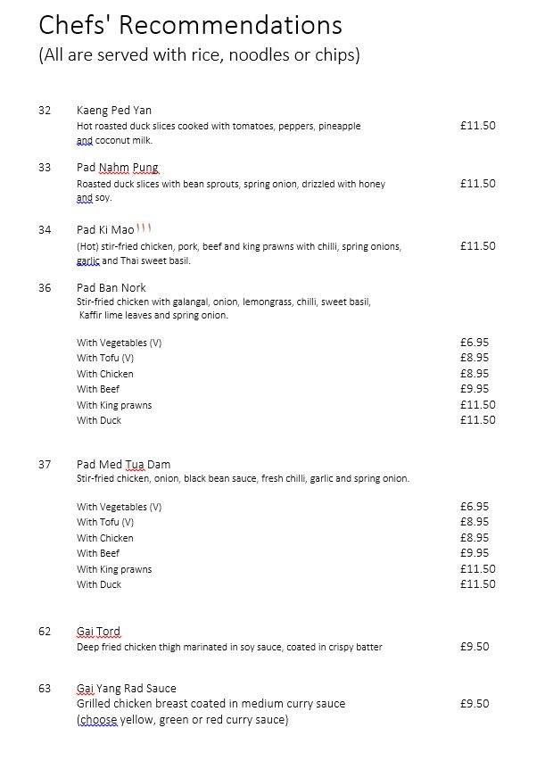 Menu at Bay View pub & bar, Swansea