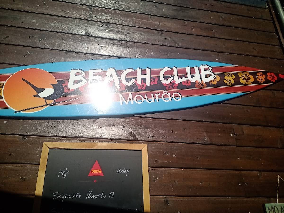Menu at Beach Club Mourão, Mourão