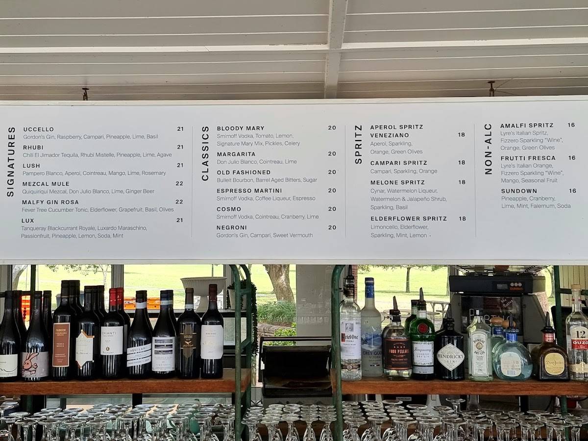 Menu at Beach Club at Watsons Bay Boutique Hotel, Watsons Bay