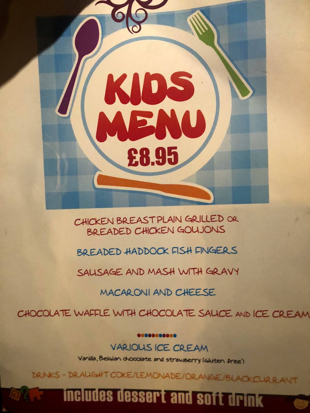 Menu at Beetroot Bar & Grill, Bonnyrigg
