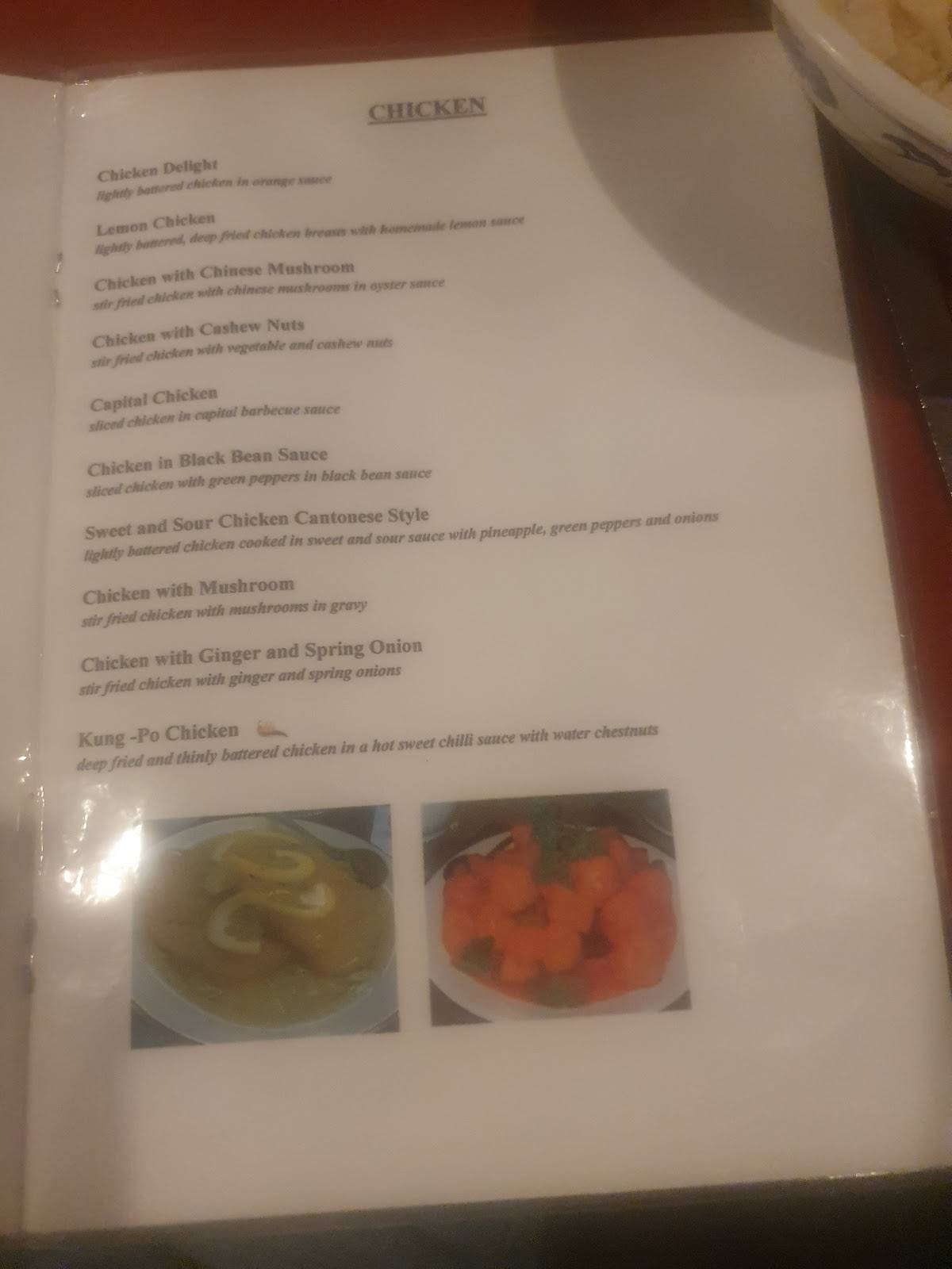 Menu at Beijing Palace Restaurant, Holbeach, Main Rd