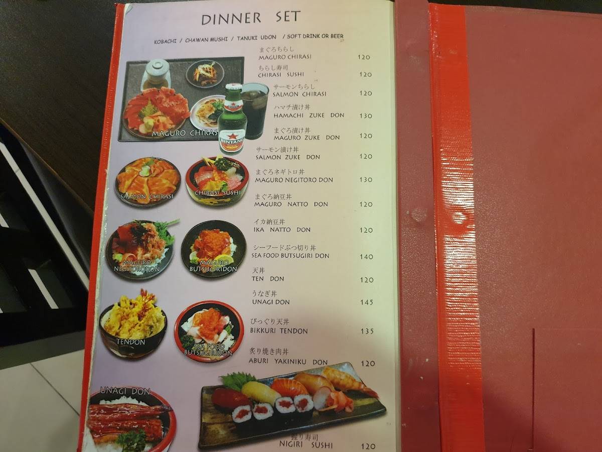 Menu at Maguro Tei restaurant, Bekasi Regency