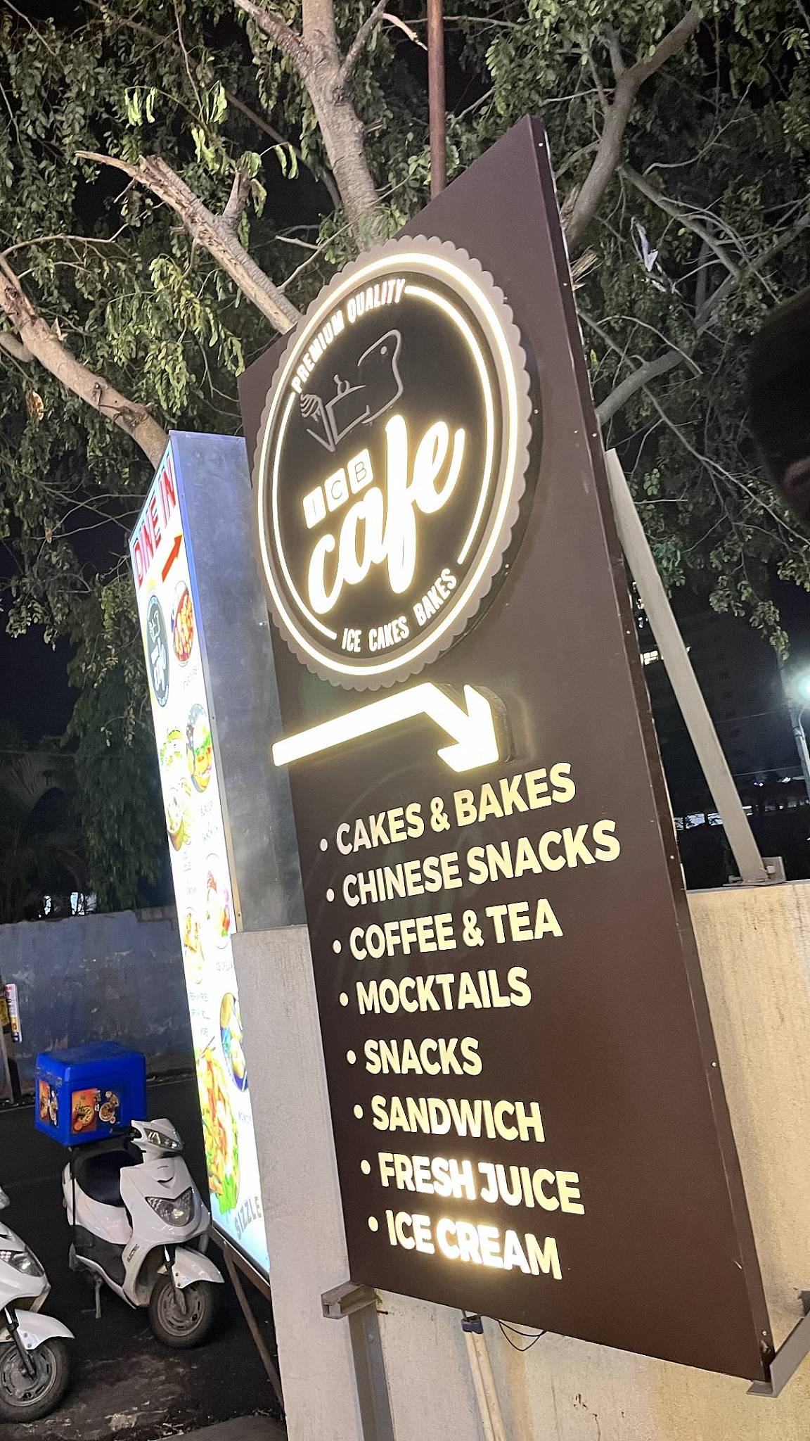 Menu at ICB Cafe, Bengaluru