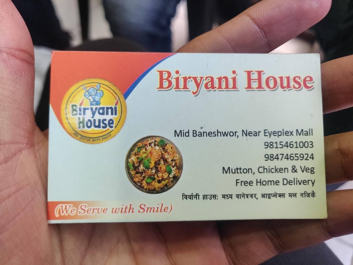 Menu at Biryani House, Rewari