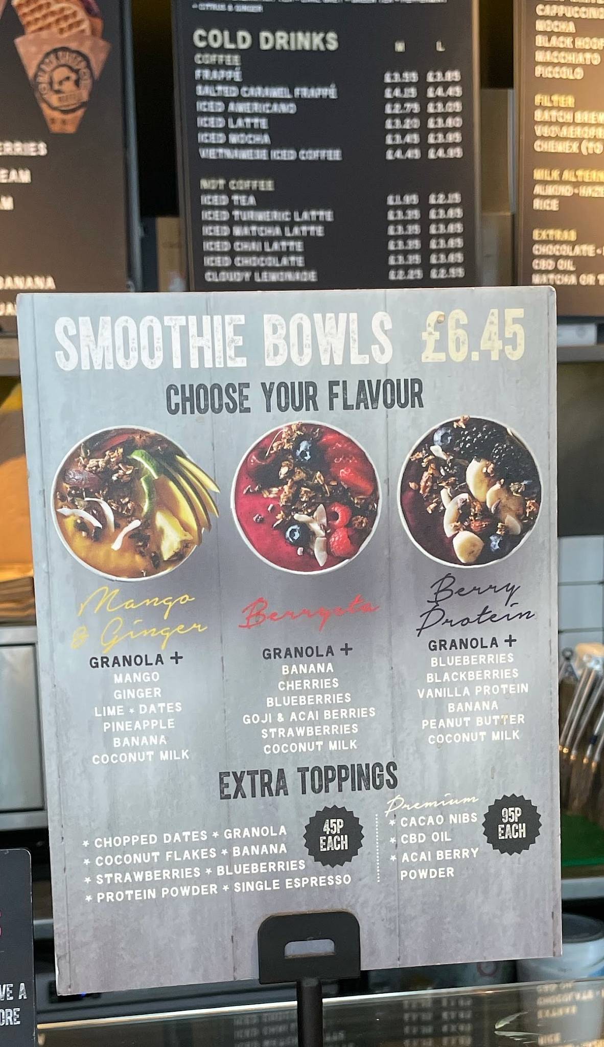 Menu at Black Sheep Coffee & Cocktails pub & bar, London, 2 Olympic Way
