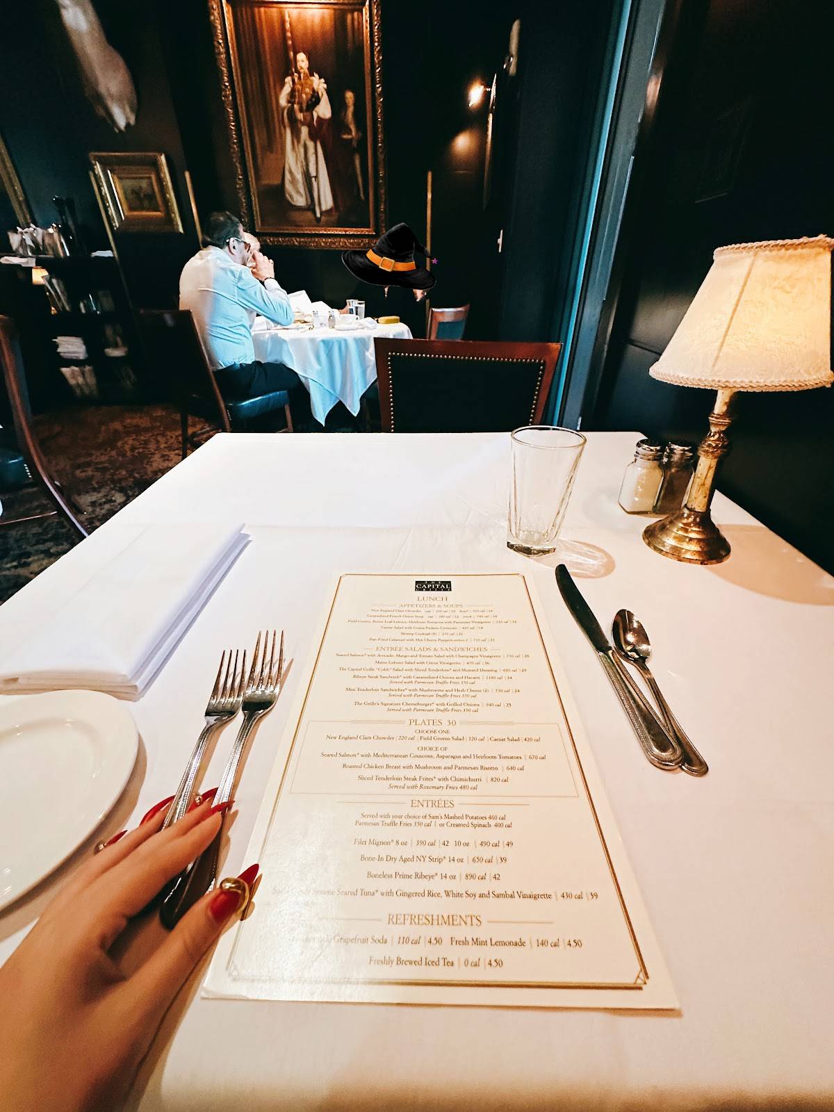 Menu at The Capital Grille pub & bar, Boca Raton