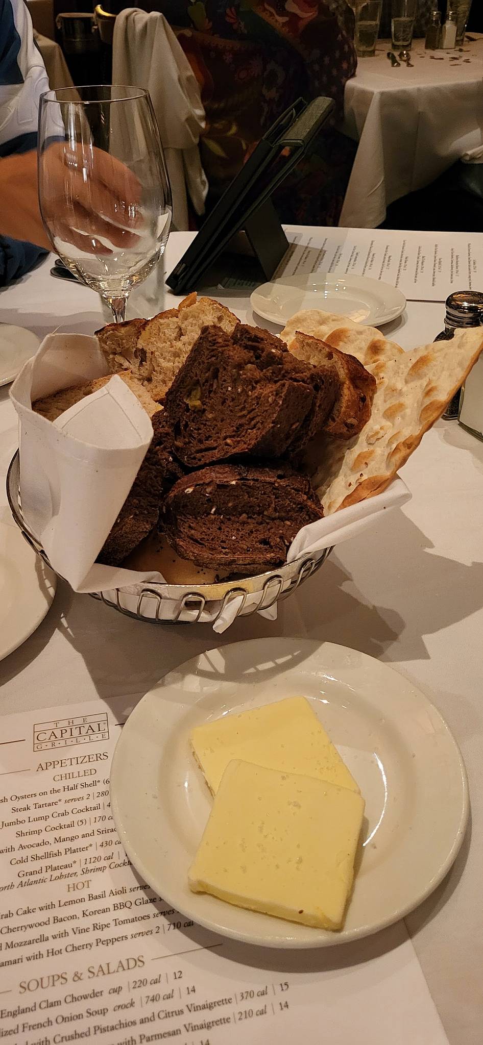 Menu at The Capital Grille pub & bar, Boca Raton