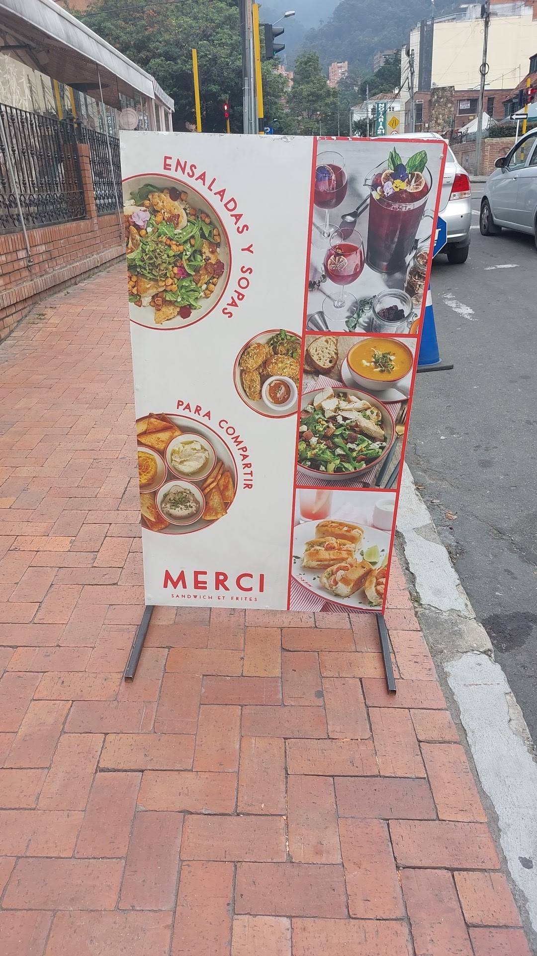 Carta del restaurante Merci Sandwich Et Frites, Bogotá