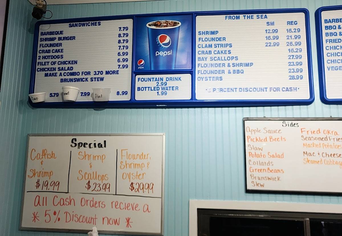 Menu at Bogue House Restaurant, Cedar Point