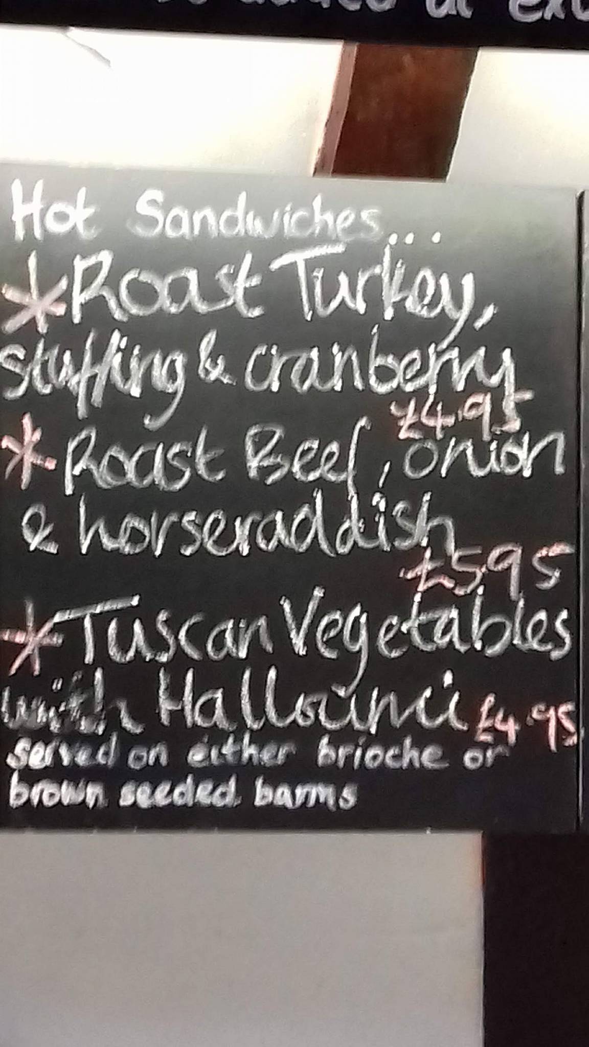 Menu at The Great House Barn, Bolton