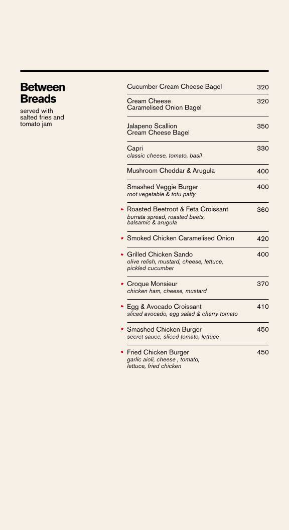 Menu at Bombon, Pune