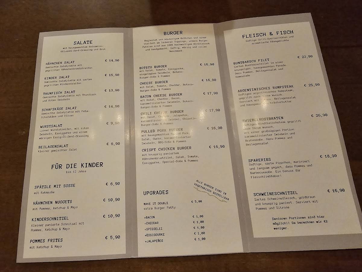 Speisekarte von Boteco Gastropub, Immenstaad am Bodensee