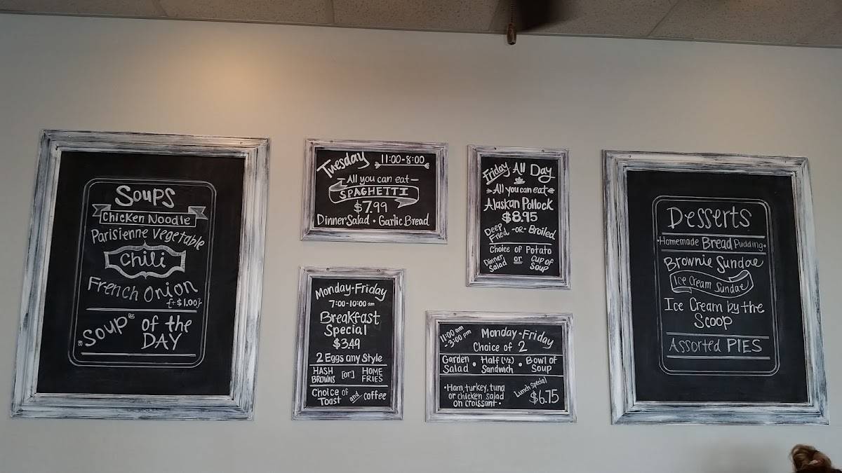 Menu at Briarfield Cafe, Maumee, Briarfield Blvd