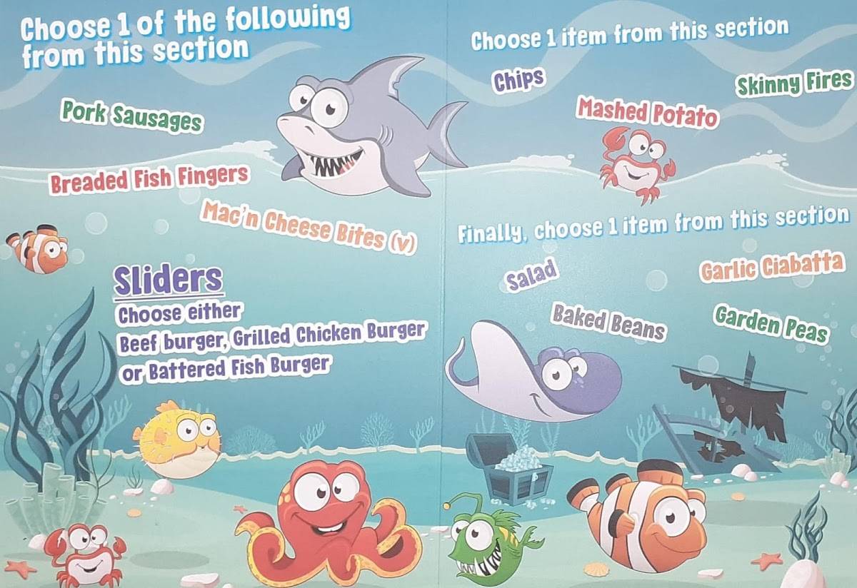 Menu at Bridge Inn pub & bar, Nottingham, Longmoor Ln