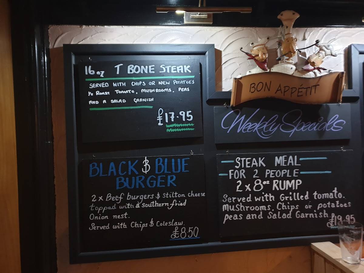 Menu at Bridgend Inn pub & bar, Ebbw Vale