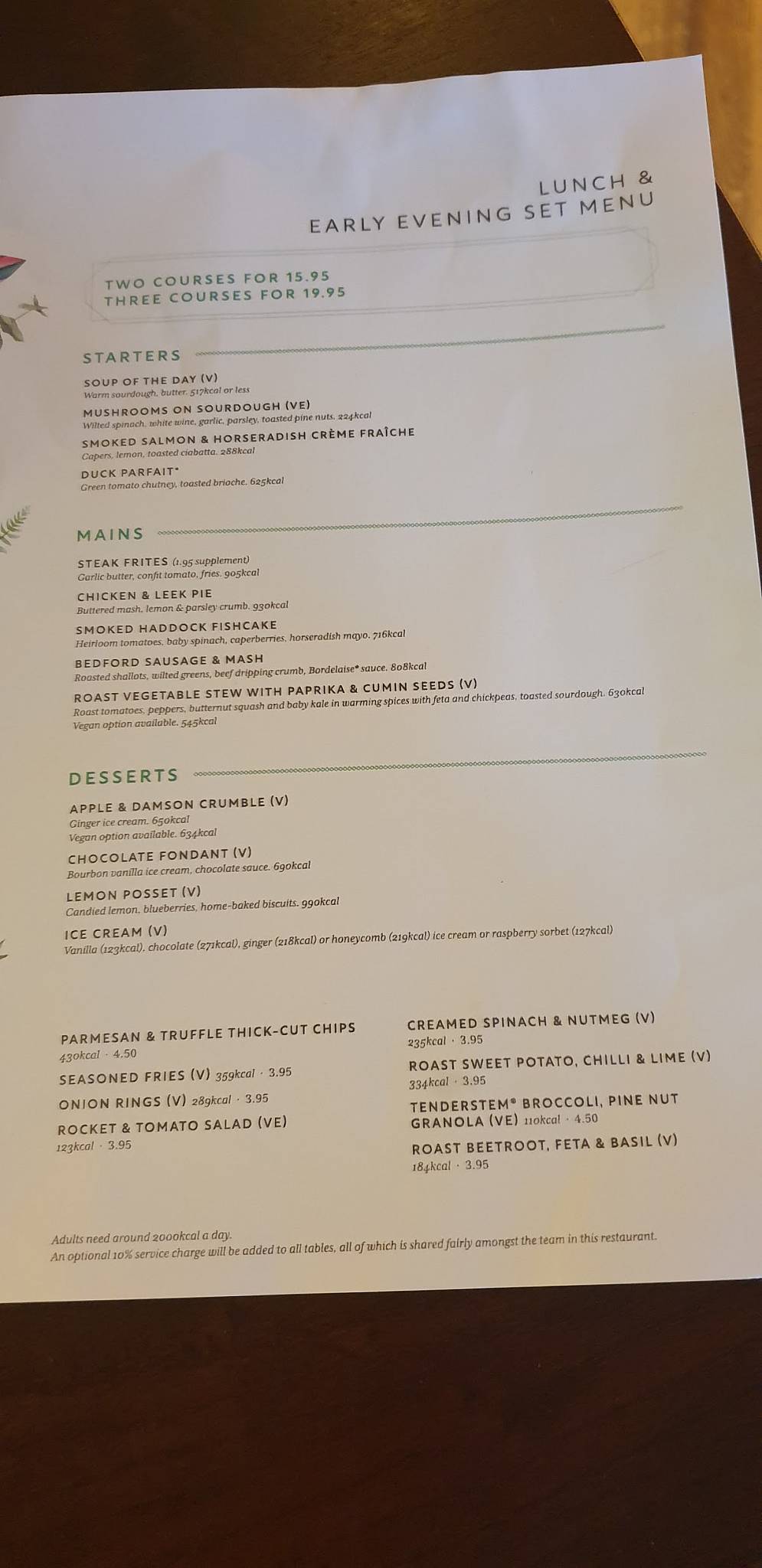 Menu at Browns Ruislip pub & bar, Ruislip