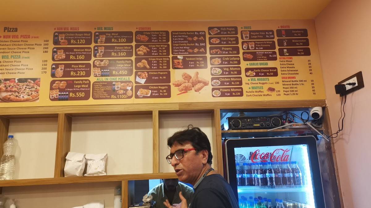 Menu at Burger junction apna point, Mumbai