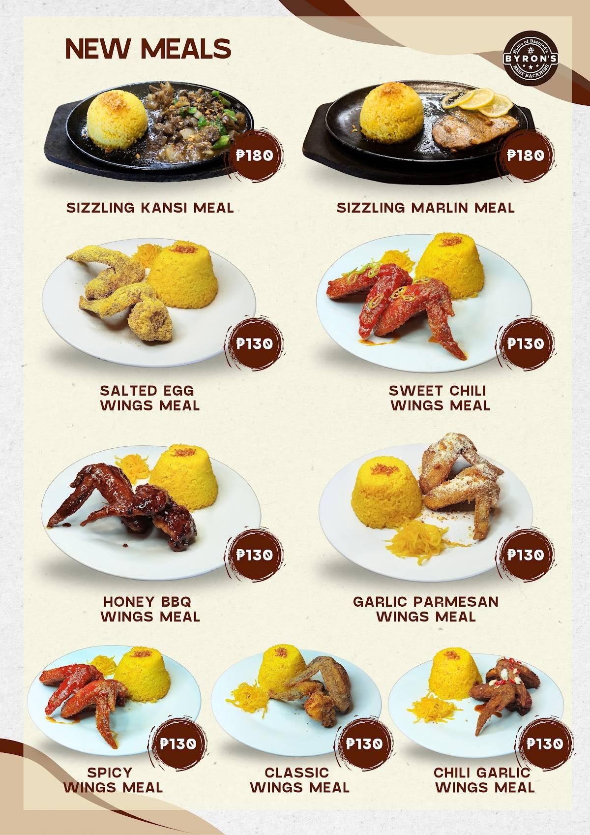 Menu at Byron's - Smallville Iloilo restaurant, Iloilo City, Smallville ...