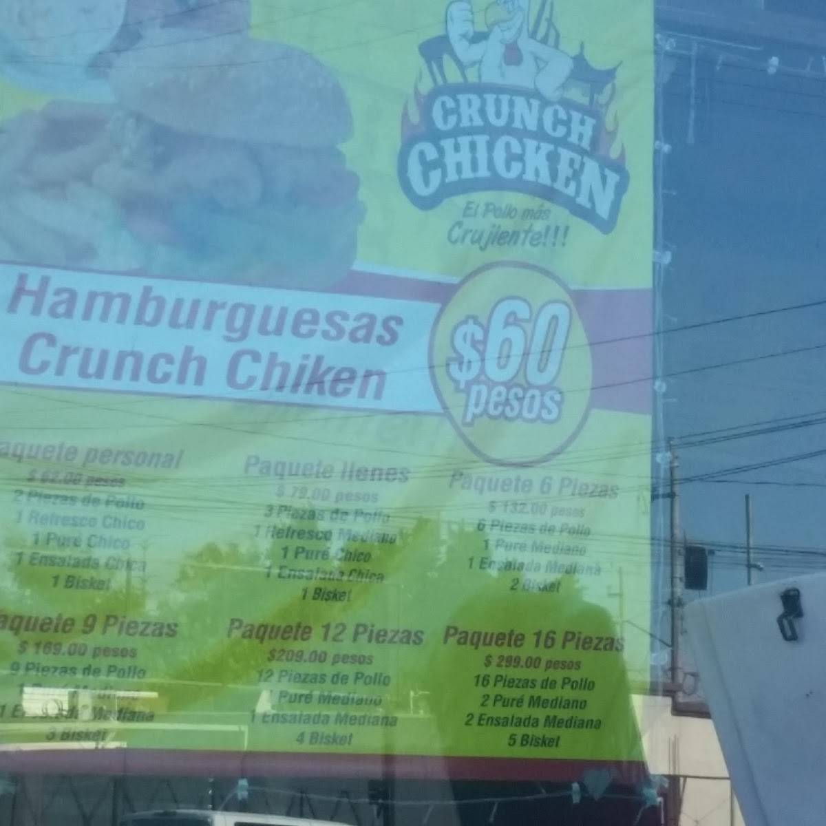 Carta del restaurante CRUNCH CHICKEN, Mexicali, Calz Anáhuac 496 Int. 1 ...