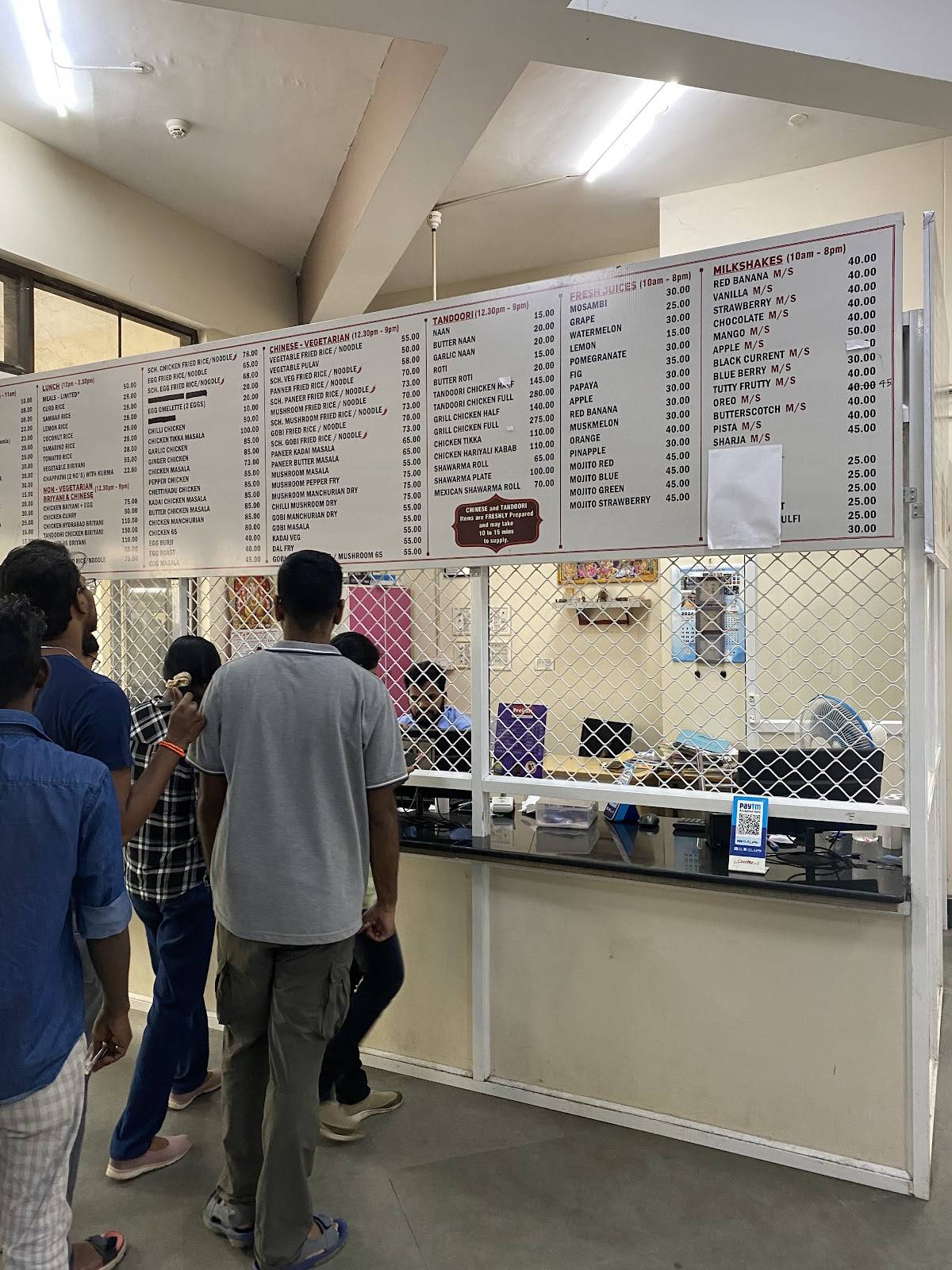 Menu at Campus Cafe, Chennai
