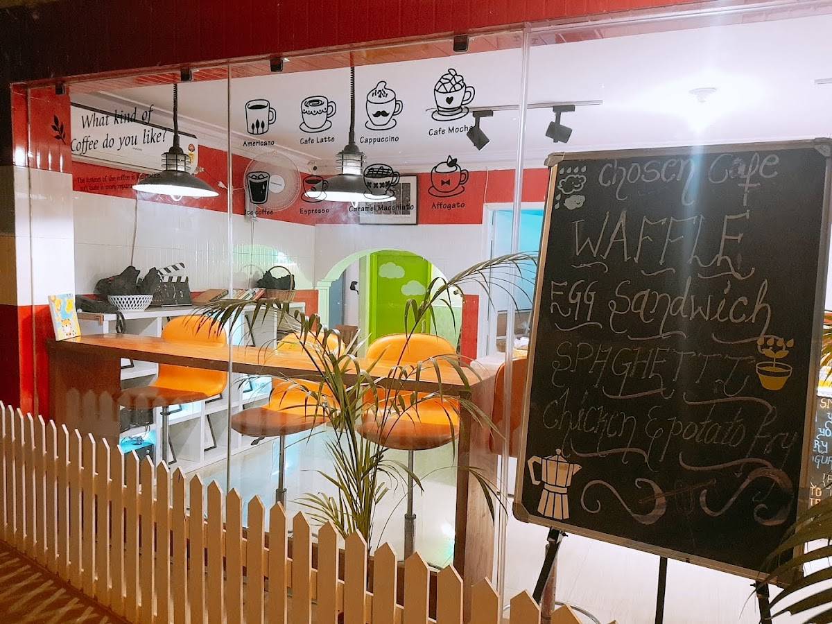 Menu at Chosen Cafe, Bengaluru