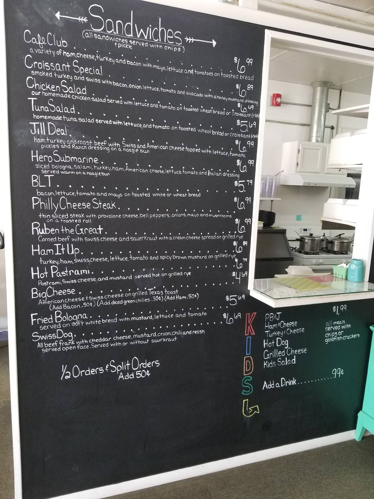 Menu at Cafe Elk City, Elk City