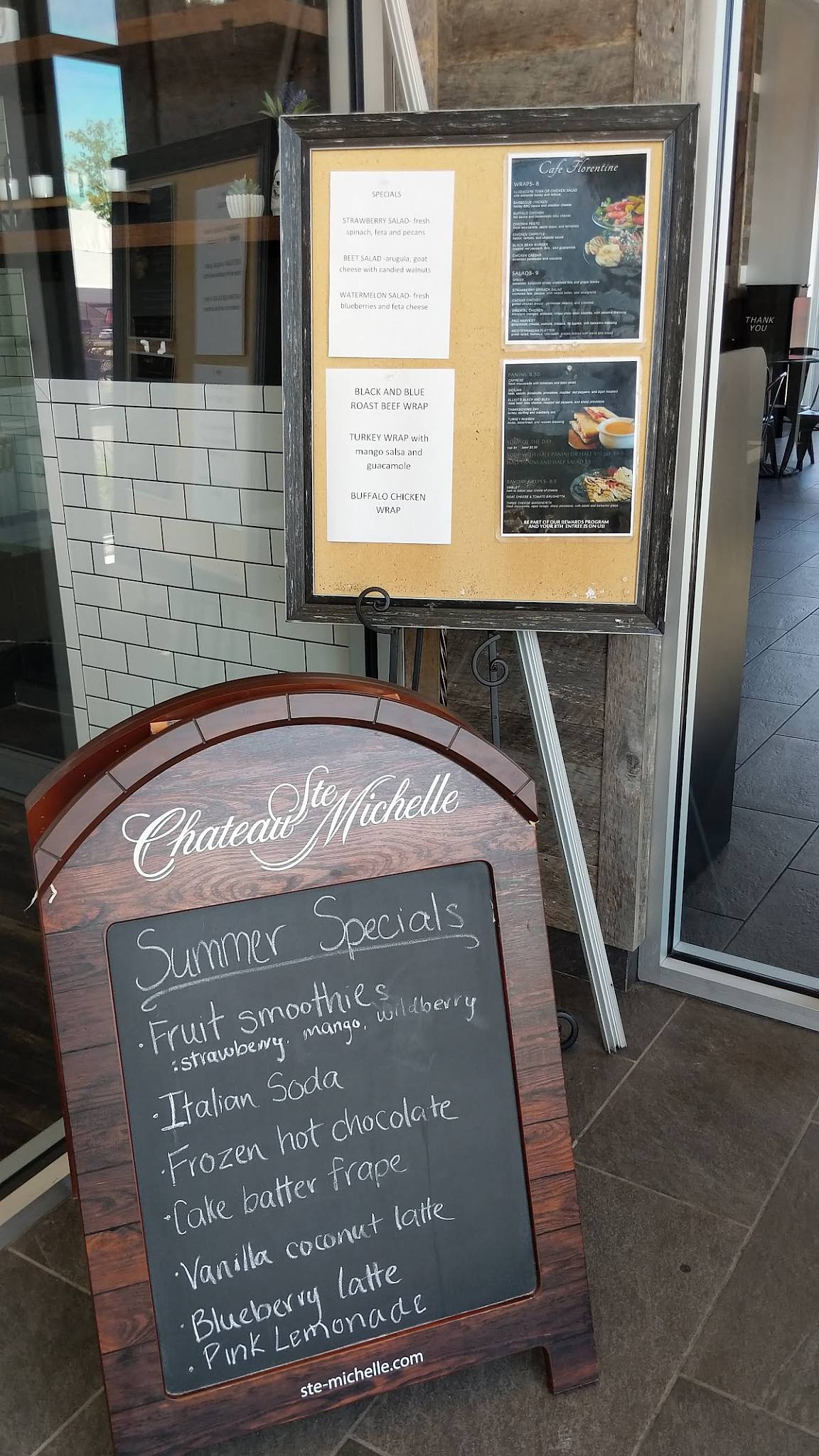 Menu at Cafe Florentine, New Hartford, Clinton St