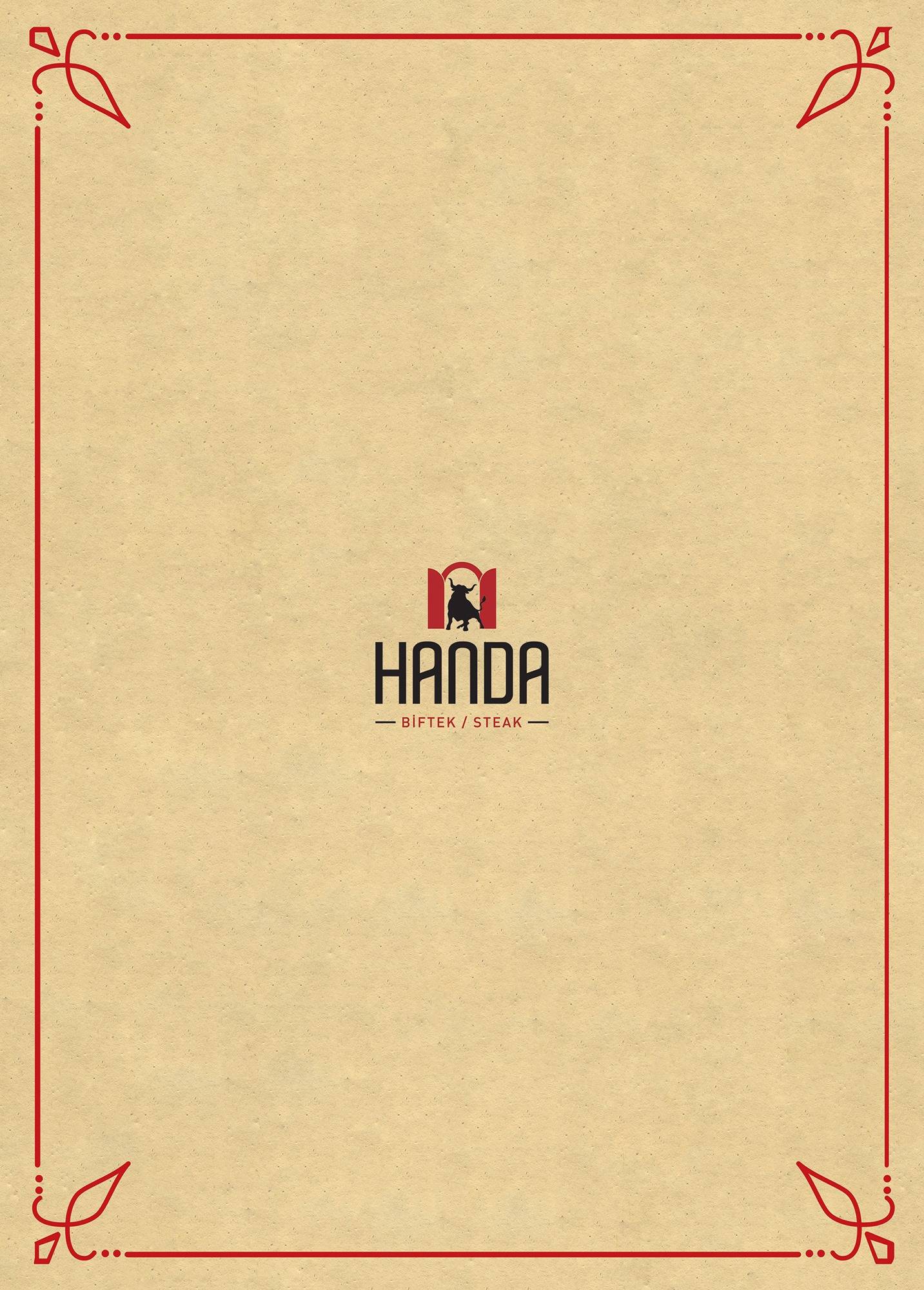 Menu at Handa Biftek Steak, Yalıkavak Belediyesi, Yakakoy Mahallesi