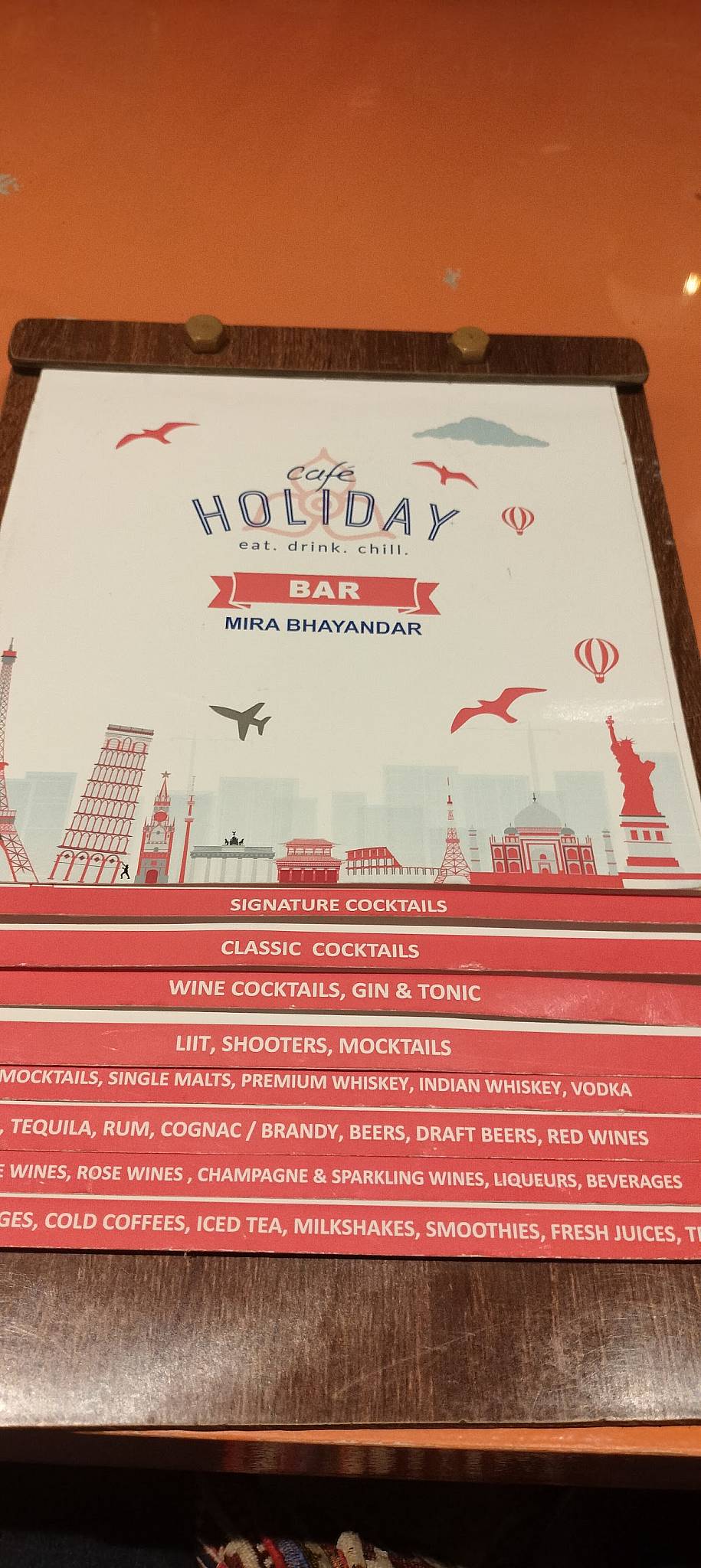 Menu at Cafe Holiday Mira Bhayandar, Mira Bhayandar