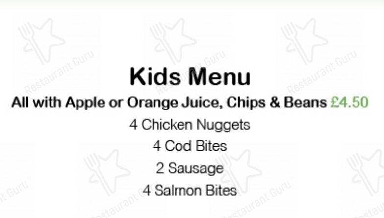 Menu at Mill St Kitchen cafe, Leek