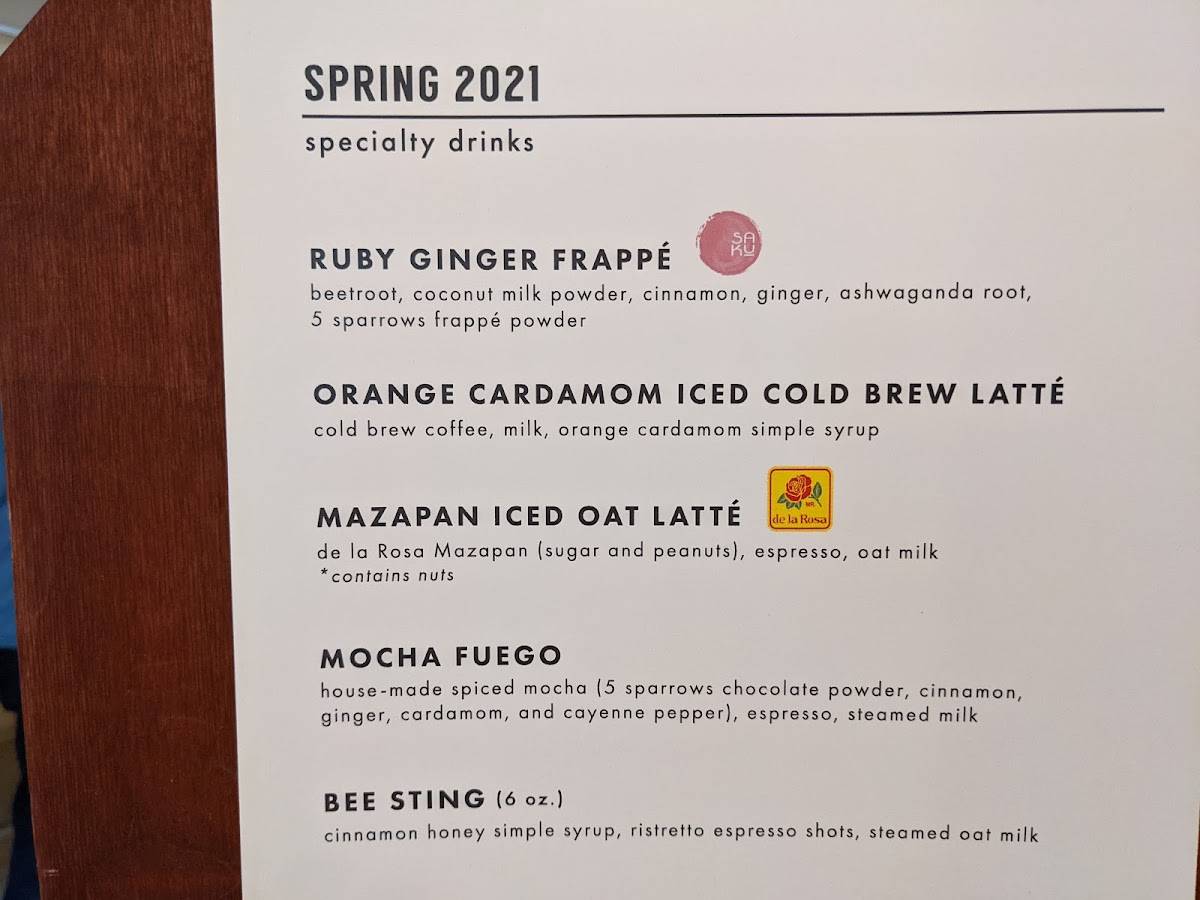 Menu at Montana Coffee Traders cafe, Columbia Falls