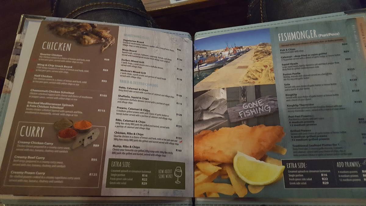 Menu at Café Neo restaurant, East London