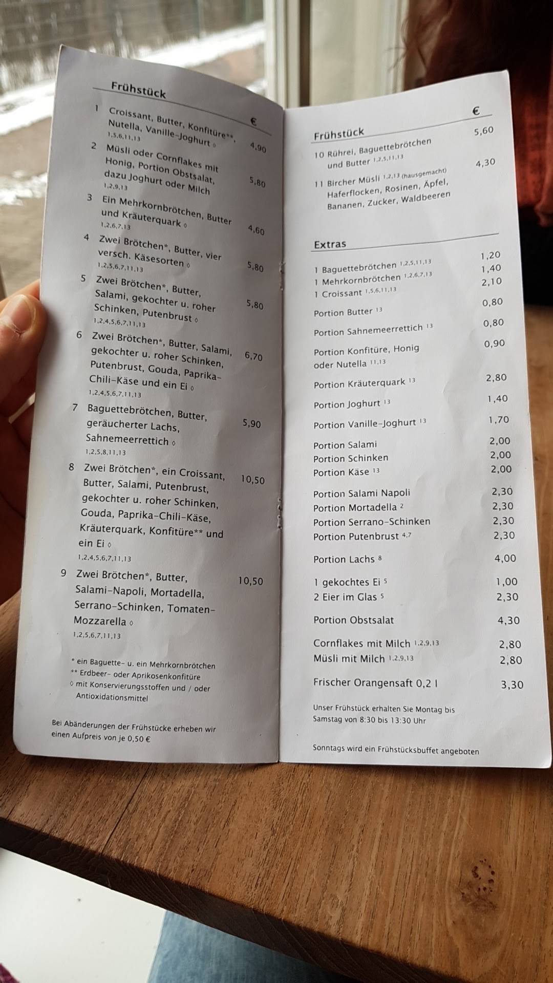 Speisekarte von Novum Café-Bar, Friedberg (Hessen)