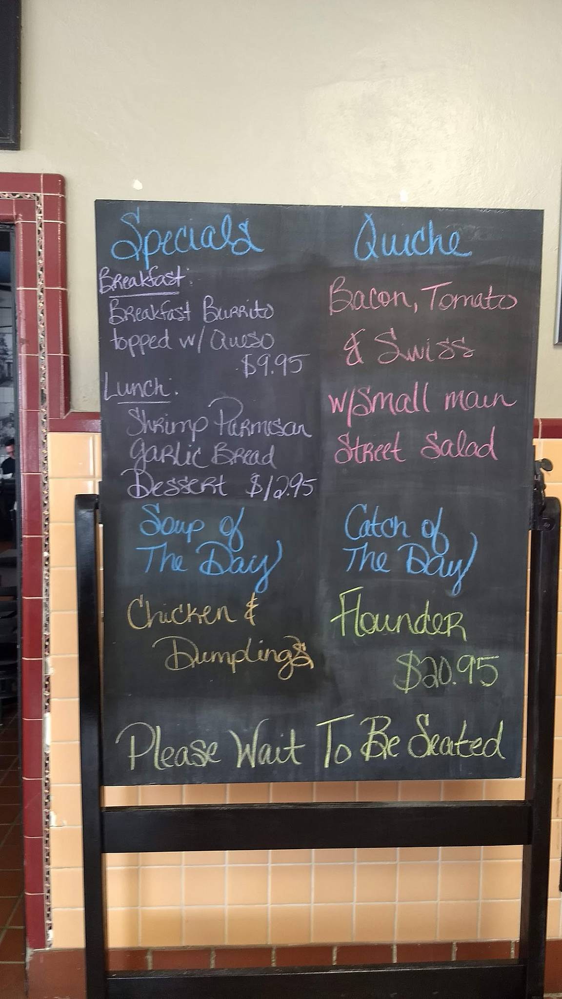 Menu at Old Orange Cafe & Catering Co, Orange