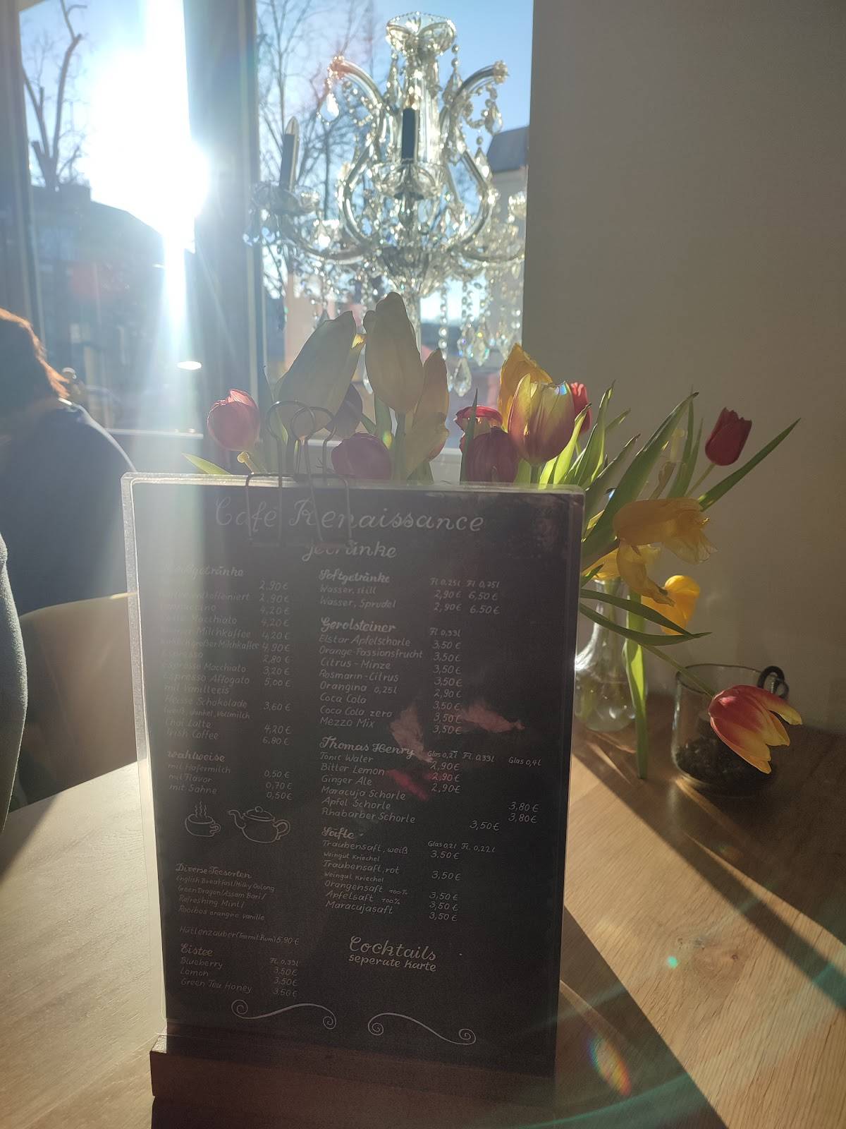 Speisekarte von Café Renaissance cafe, Bad Neuenahr-Ahrweiler