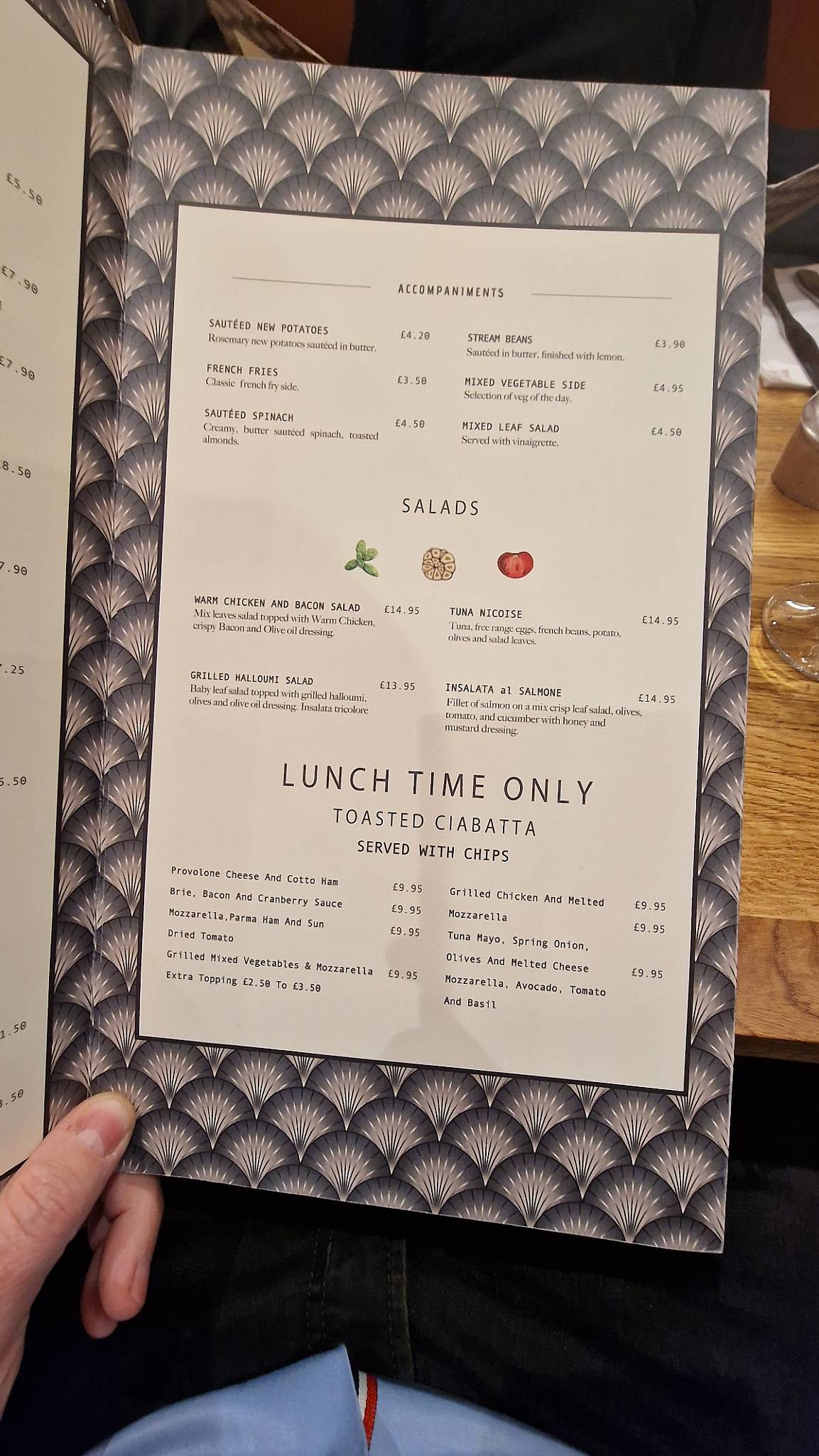 Menu at Cafe Roberto, High Wycombe