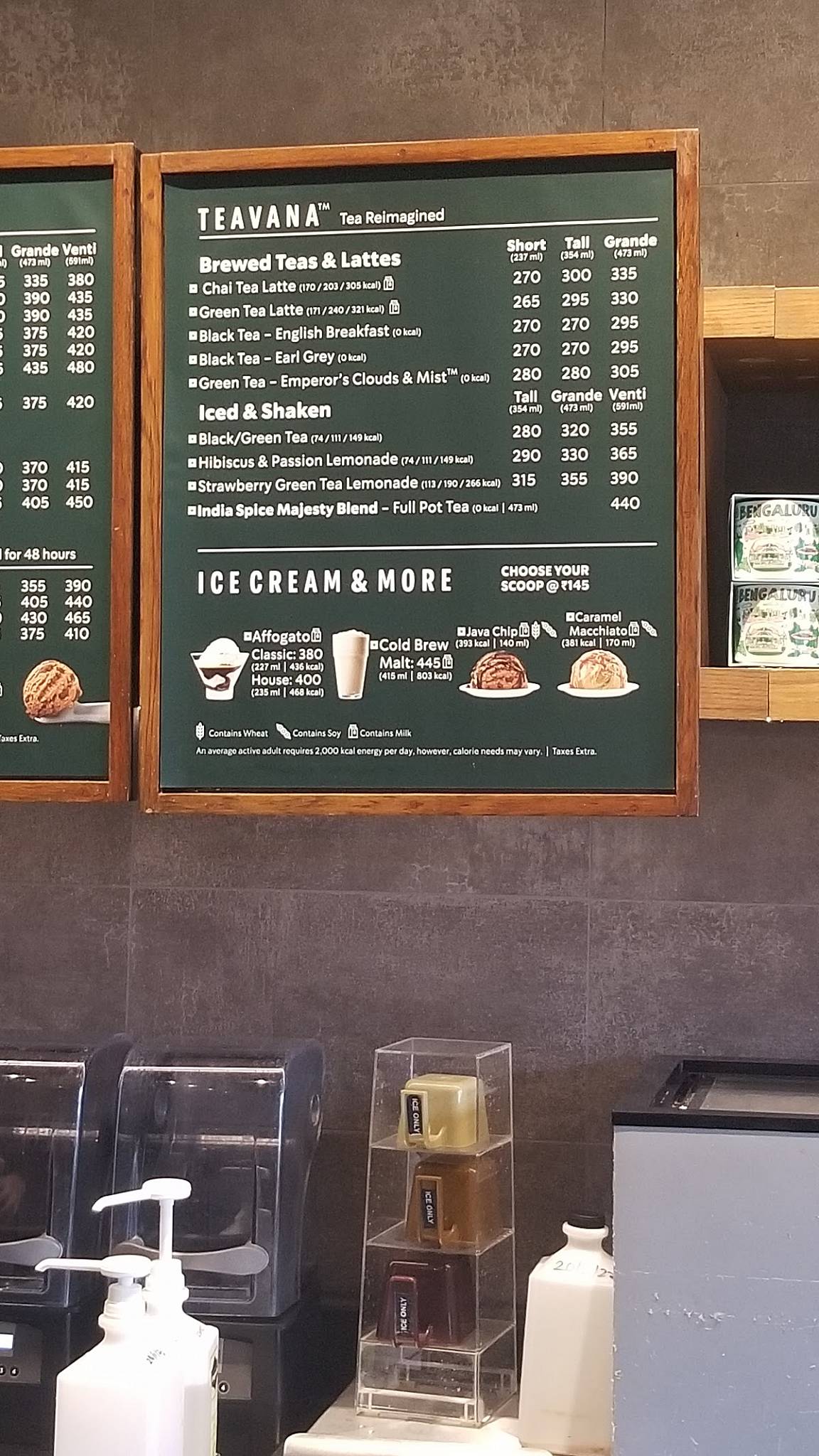 Menu at Starbucks, Pune, Flr A