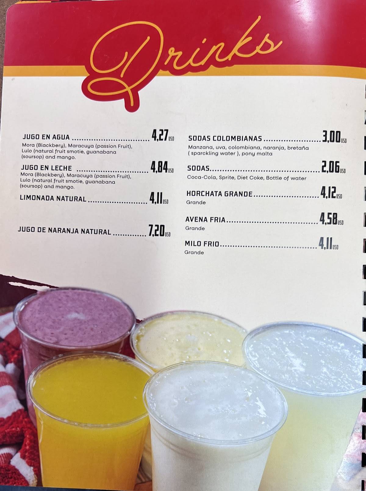 Menu at Cafe & Sabor Bakery & Restaurant, Richmond