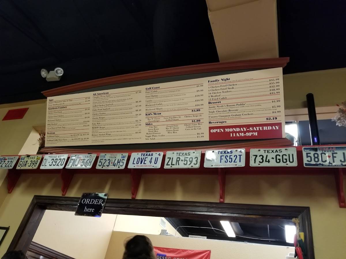 Menu at Campfire Grill Texas Kitchen restaurant, Watauga