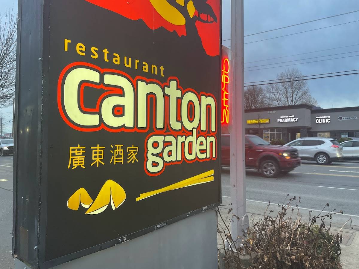 Menu at Canton Garden Restaurant, Chilliwack