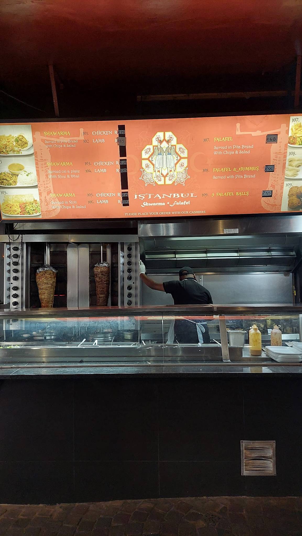 Menu at Eastern Food Bazaar restaurant, Cape Town
