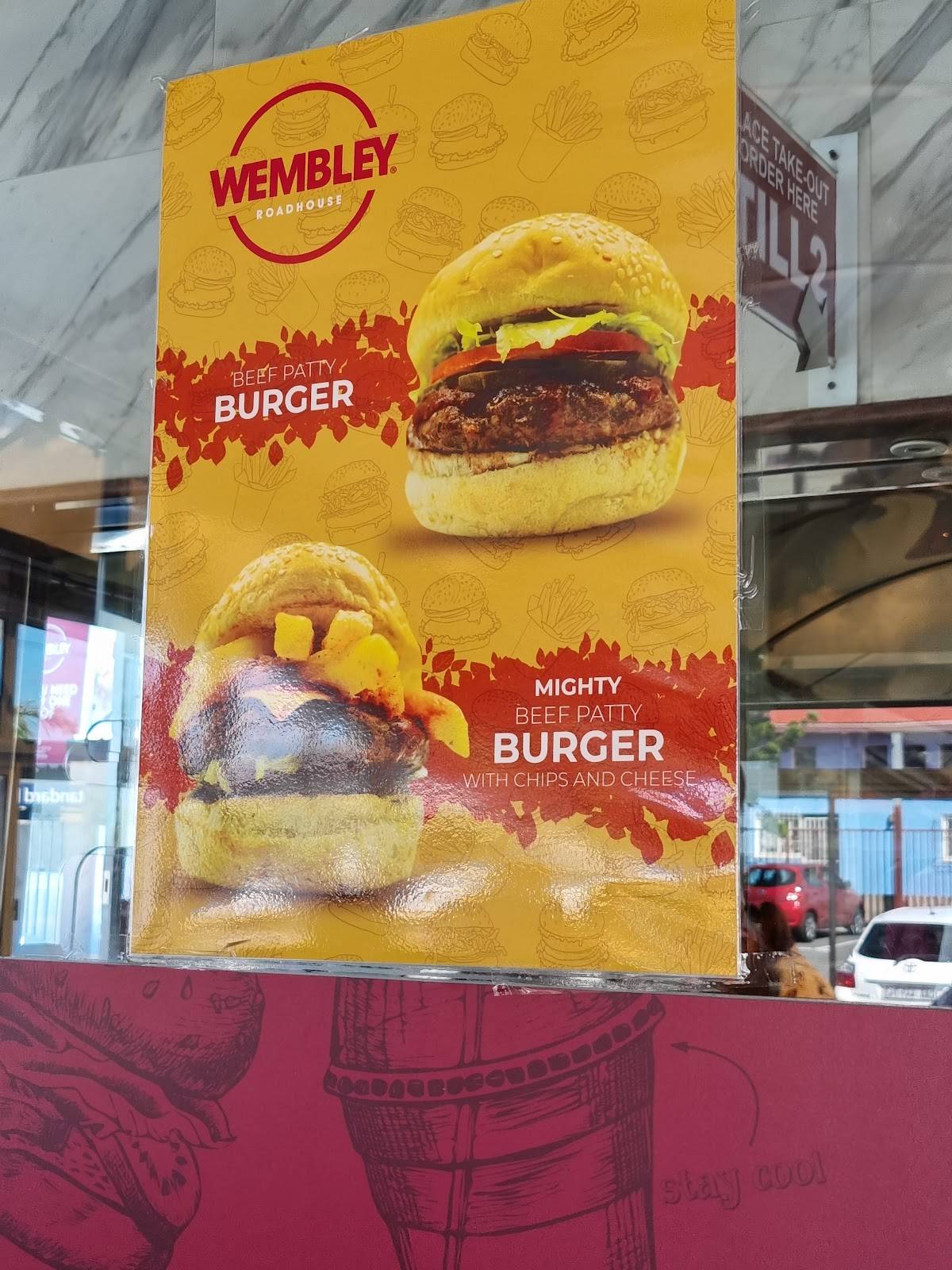 Menu at Wembley Roadhouse restaurant, Cape Town, Belgravia Rd