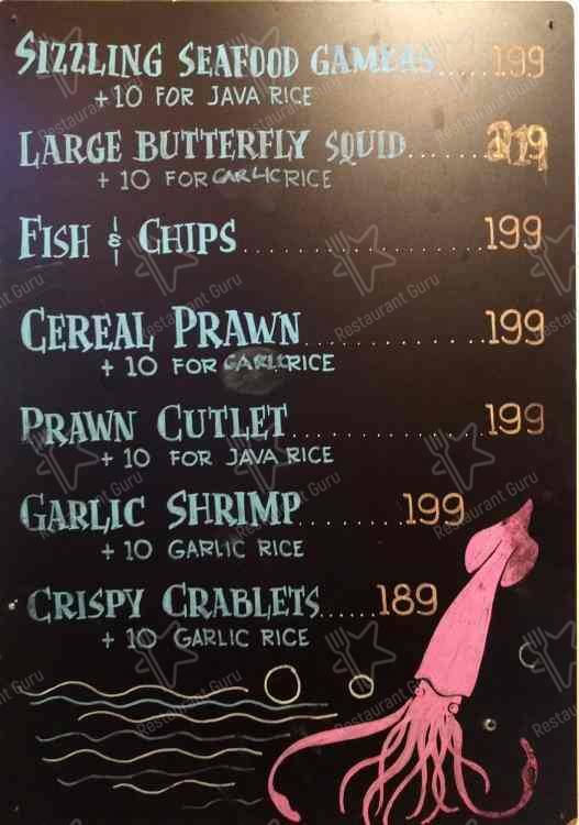 Menu at Captain Marley and the Seafood Island, Quezon City, The Food ...