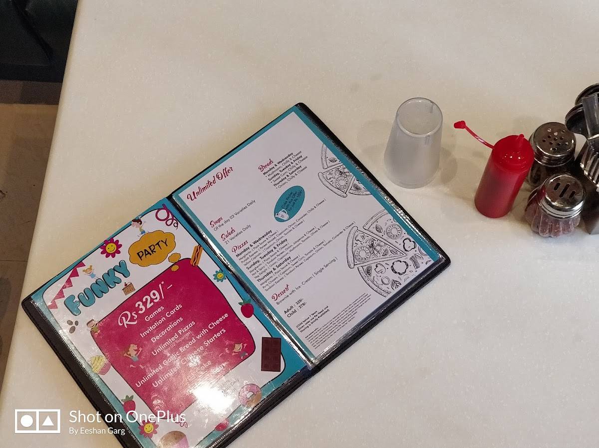 Menu at Captain Sam's Pizza, Zirakpur