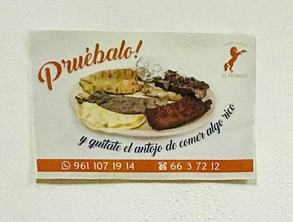 Menu at Carnes Asadas El Potrillo Carnes asadas en Tuxtla Gutiérrez BBQ ...