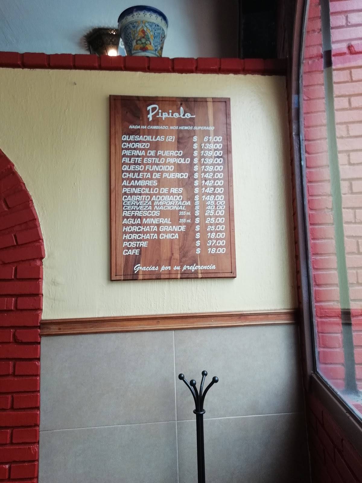 Carta de parrilla Carnes Asadas Pipiolo - Del Sol, Zapopan, Avenida ...