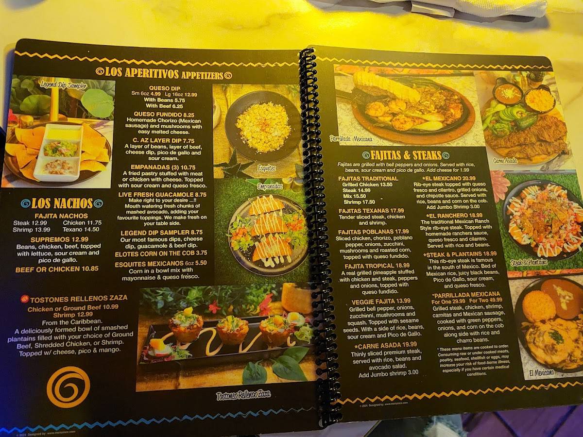 Menu at Casa Azul Mexican Kitchen Shelby restaurant, Shelby