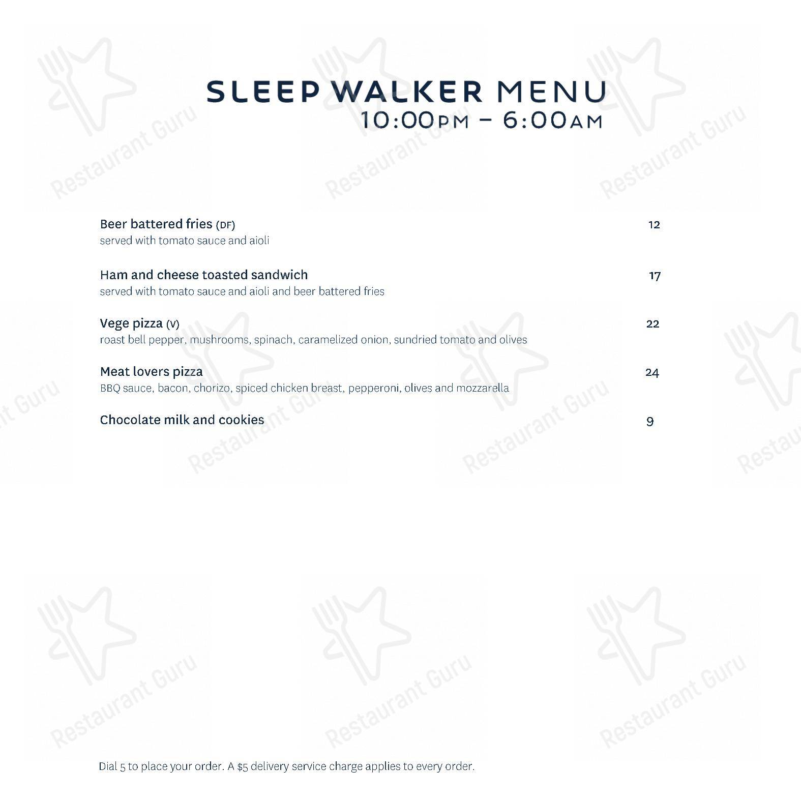 Menu at Caucus Restaurant, Wellington