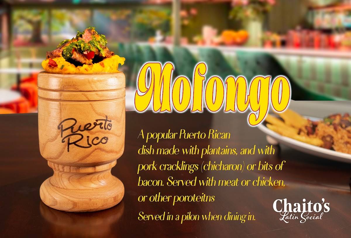 Menu at Chaito's Latin Social restaurant, Cooper City